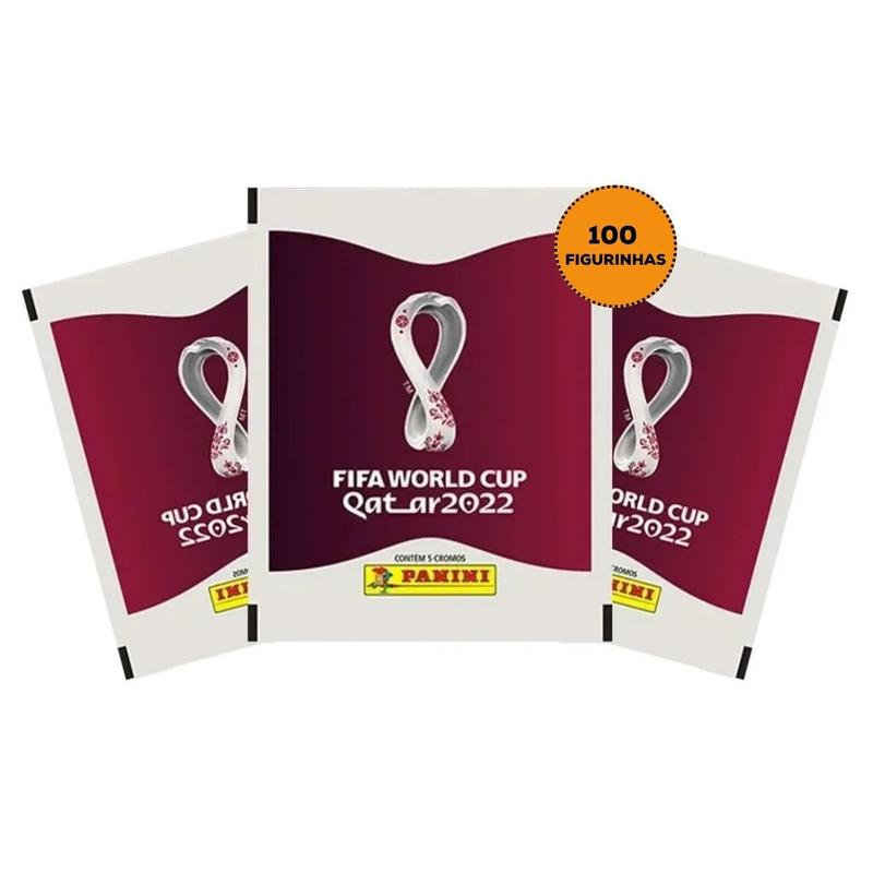 Figurinhas Copa do Mundo 2022 Panini 100 Unidades - Figurinhas para ...
