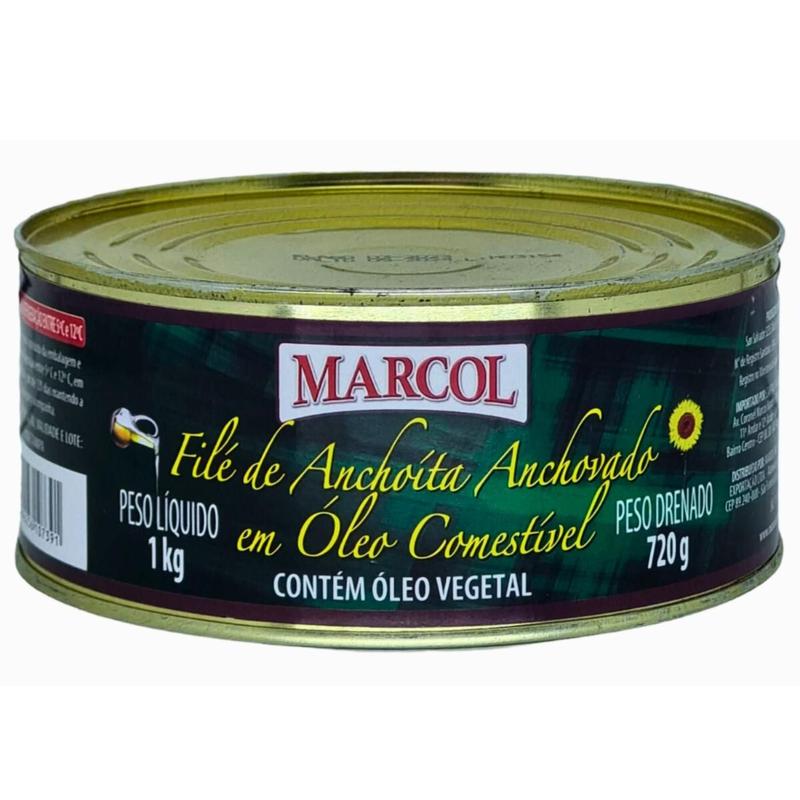 Filé de anchova Marcol lata 1 kg - Anchova / Aliche - Magazine Luiza