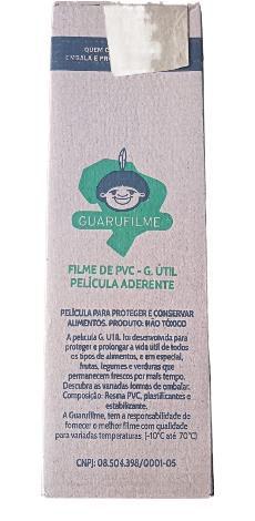 Filme de PVC Aderente Guarufilme - 30 cm - Papel Filme - Magazine Luiza