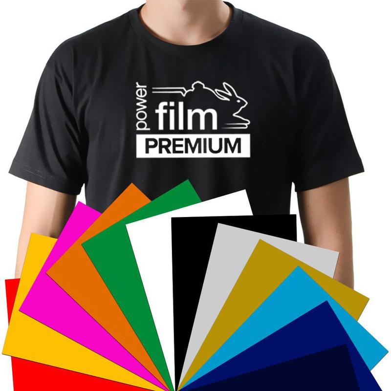 Filme De Recorte Termocolante A3 - Kit 12 Cores - 12 Folhas - PowerFilm ...