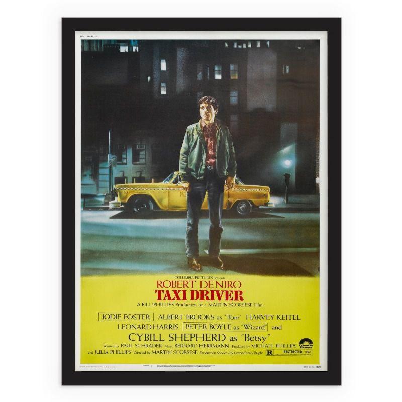Filme retrô Taxi Driver vintage quadro - Conspecto - Quadro Decorativo ...