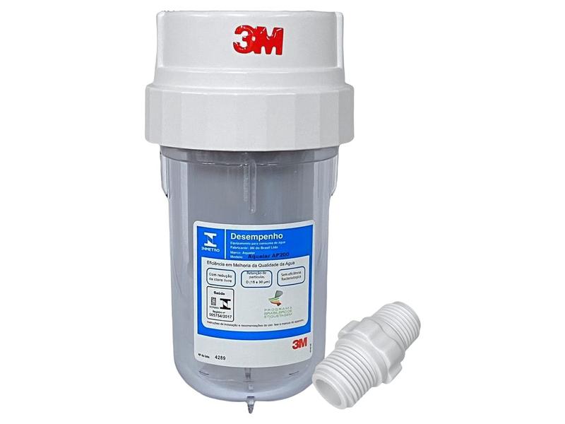 Filtro Agua 3M Aqualar AP200 Transparente - Filtro para Cavalete e Caixa D’água - Magazine Luiza