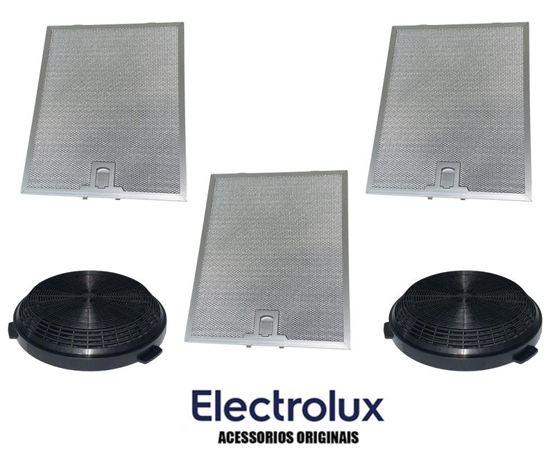 Filtro carvao e aluminio coifa electrolux 60ct 90ct original - Filtro ...