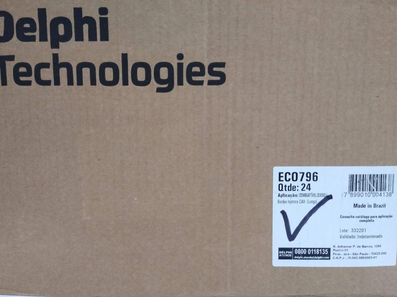 Filtro Combustível Cav Longo ECO796 Original Delphi - Filtro de ...