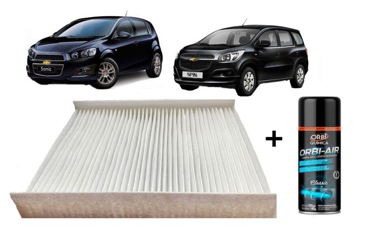 Filtro De Ar Cabine Sonic Spin 2012 Em Diante + Higienizador - SCHUCK ...