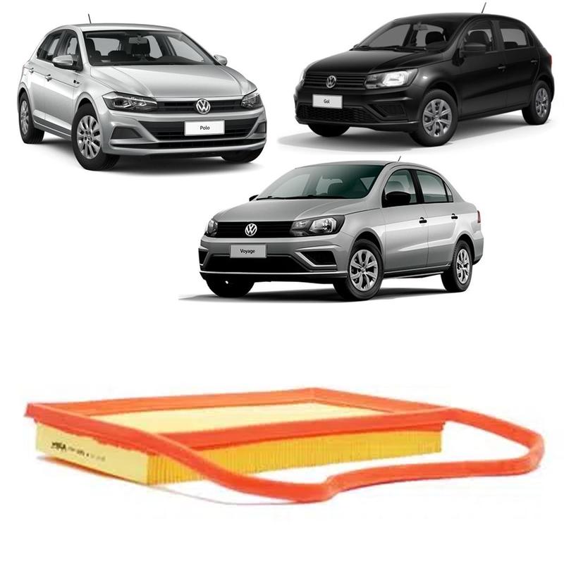 Filtro de ar motor gol voyage g8 polo mpi 1.0 2017 a 2022 - WEGA ...