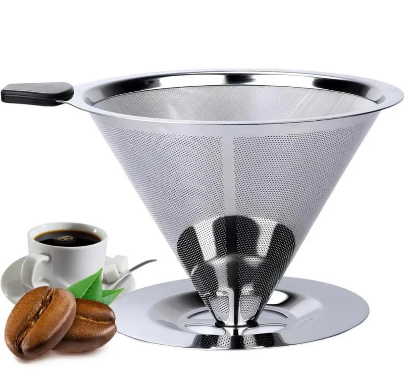 Filtro De Café Coador Inox 103 Grande Reutilizável Pour Over - BSAN ...