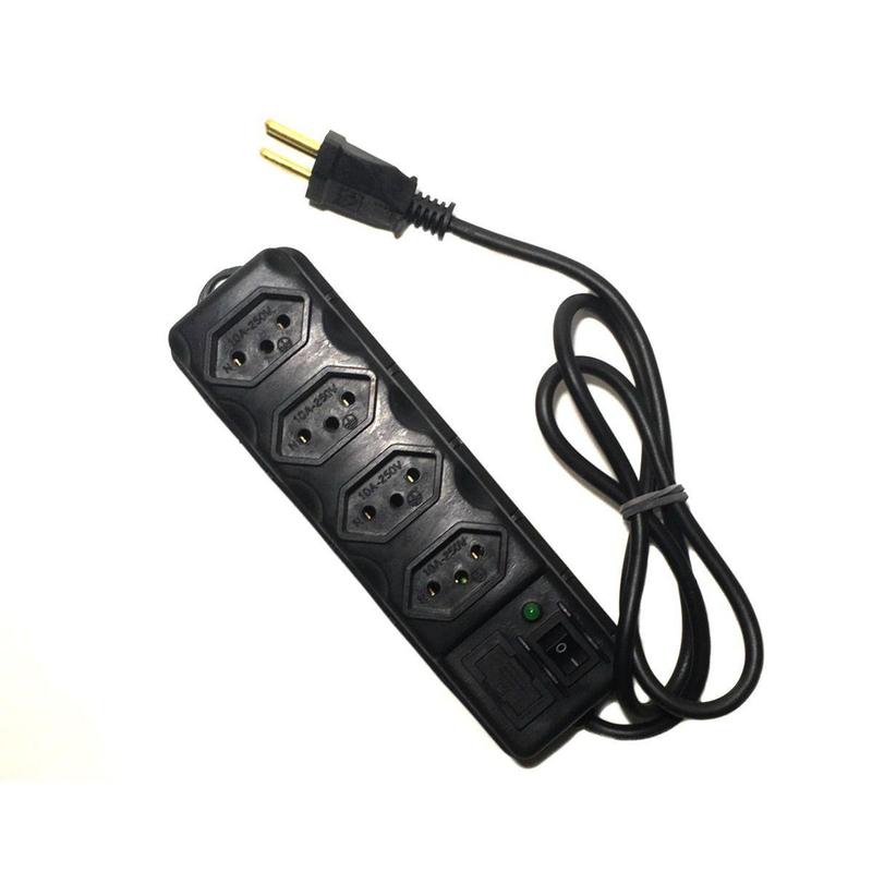 Filtro De Linha Universal 4 Tomadas Chave Led - Eletro G2 - Filtro de Linha - Magazine Luiza