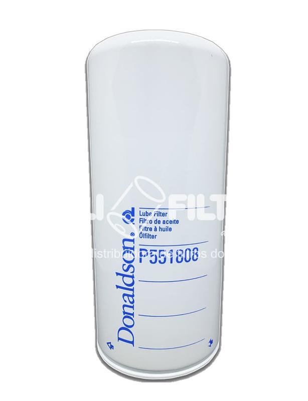 Filtro de lubrificação, fluxo total de spin-on - p551808 - Donaldson ...