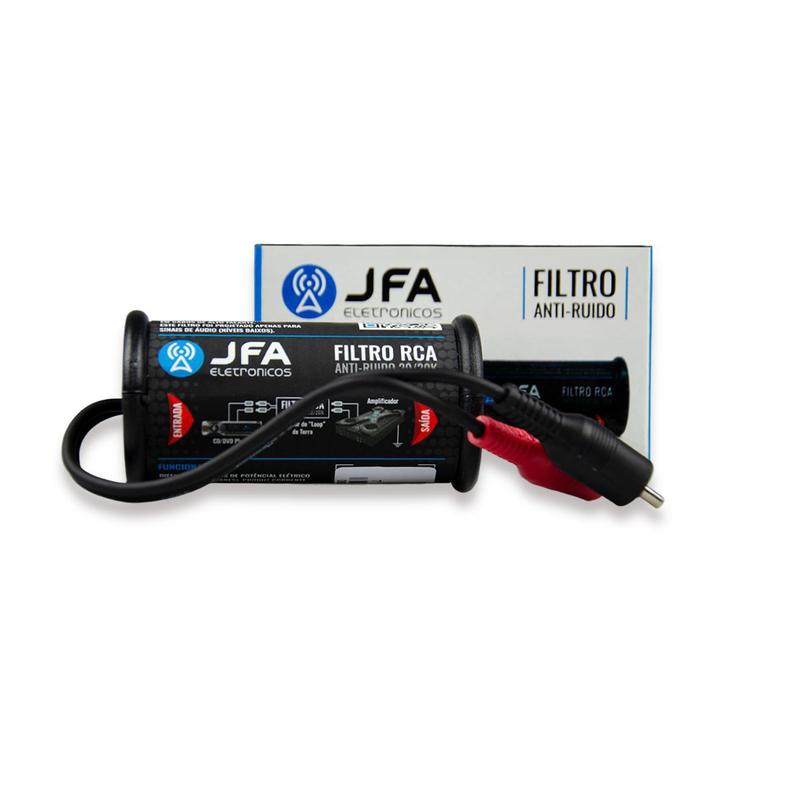 Filtro Eliminador de Ruídos Para Som Automotivo Jfa Blindagem Eletromagnética Stereo - Som ...