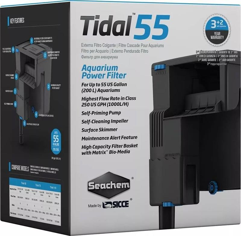 Filtro externo hang on seachem tidal 55 - 110 volts - Filtro para ...