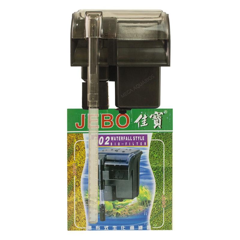 Filtro hang on pequeno Jebo 502 bomba 450lh aquário até 90L - Filtro ...