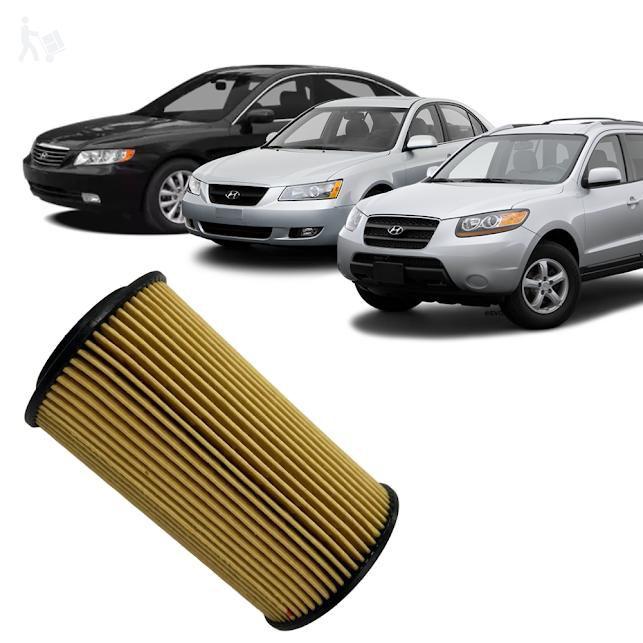 Filtro Lubrificante Hyundai Azera Santa Fé Sonata Original 263203C100 ...