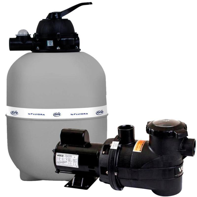 Filtro para Piscina até 112.000 Litros GRE 700 com Bomba 1,5 CV Bivolt Veico by Fluidra - Filtro ...