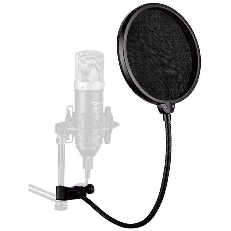 Filtro Pop Filter Dupla Camada Para Microfones - Smart - Pop Filter ...