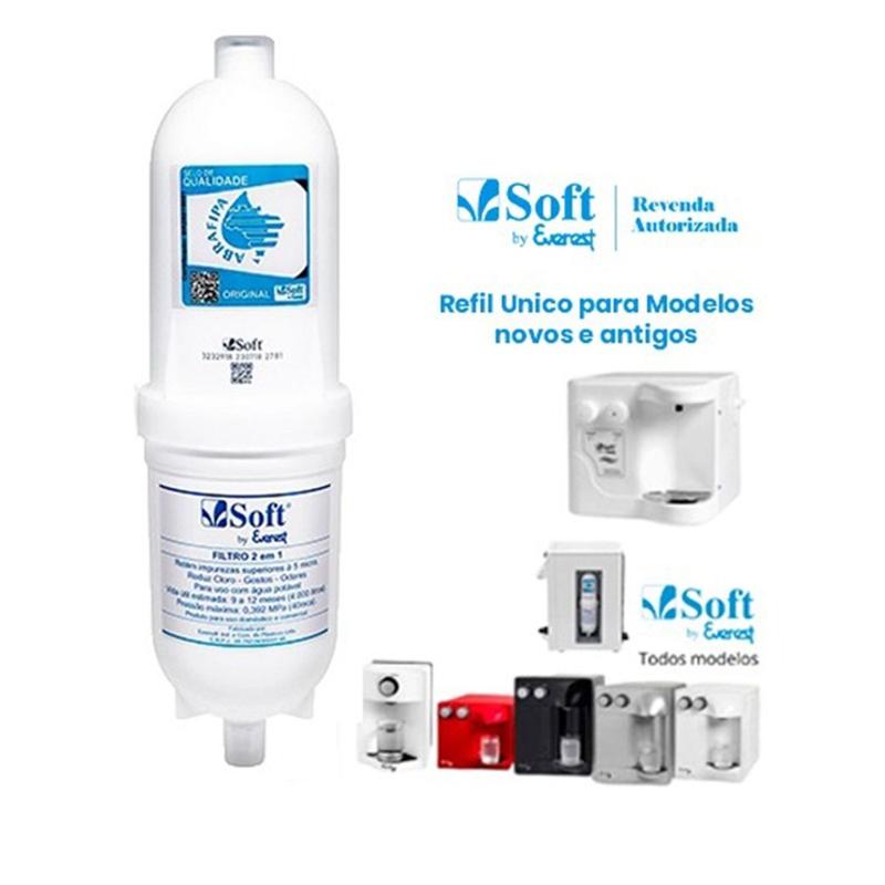 Filtro Refil Soft Everest Original 2 Em 1 - Star, Slim, Plus, Baby e ...
