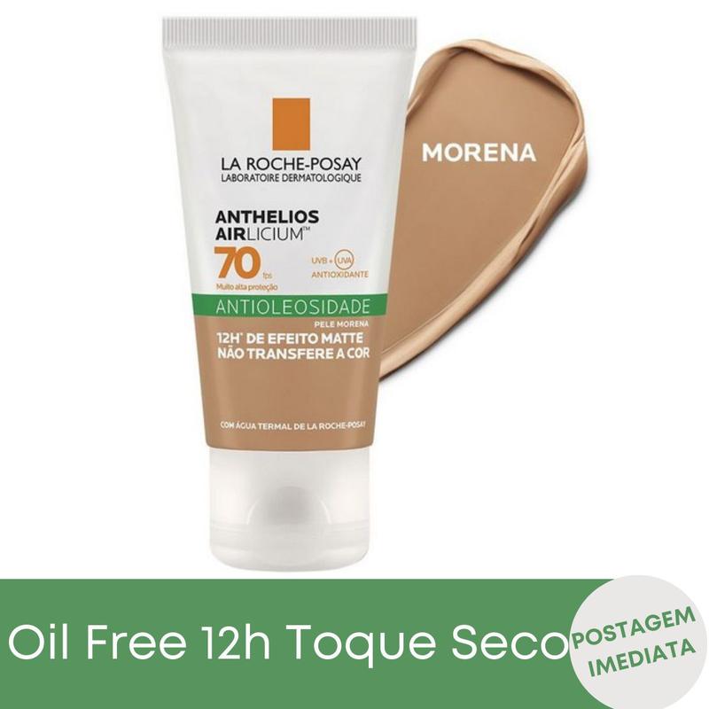Filtro Solar Cor Morena Anthelios Fps70 Antioleosiodade 40g - La Roche ...