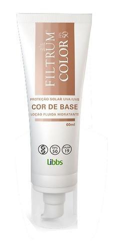 Filtro Solar Filtrum Color Fps 50 Libbs 60ml - Protetor Solar ...