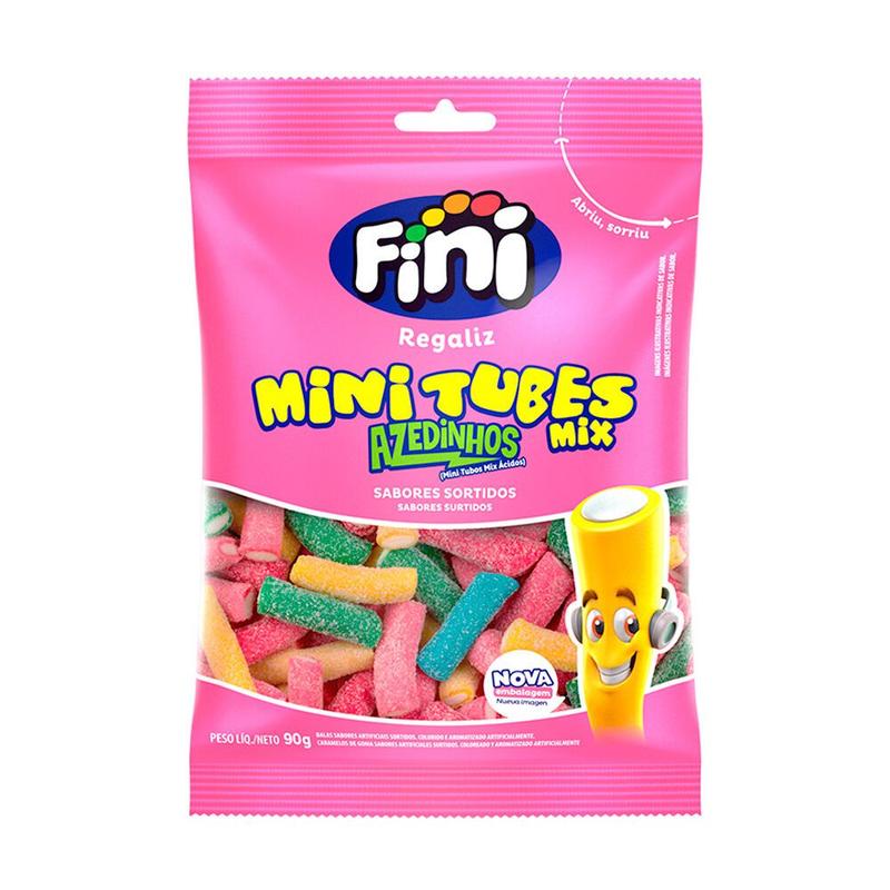 Fini Mini Tubes Mix 90g - Balas - Magazine Luiza