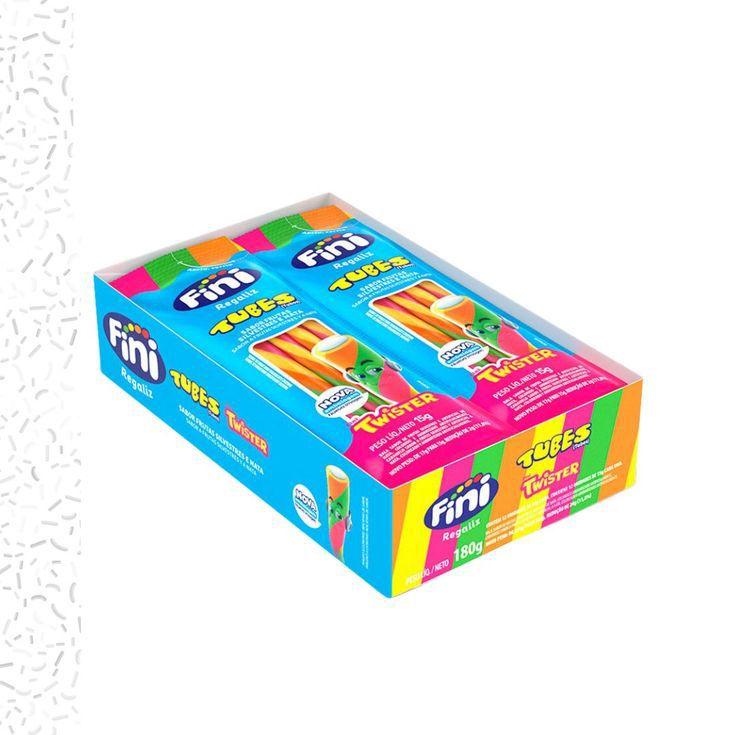 Fini Tubes Twister Azedinho 12unx15g - Balas - Magazine Luiza