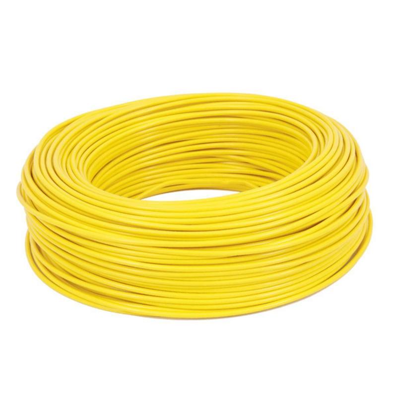 Fio 6Mm Flexivel Cabo 6Mm Eletrico Energia Rolo 100M Amarelo - Ledflex ...
