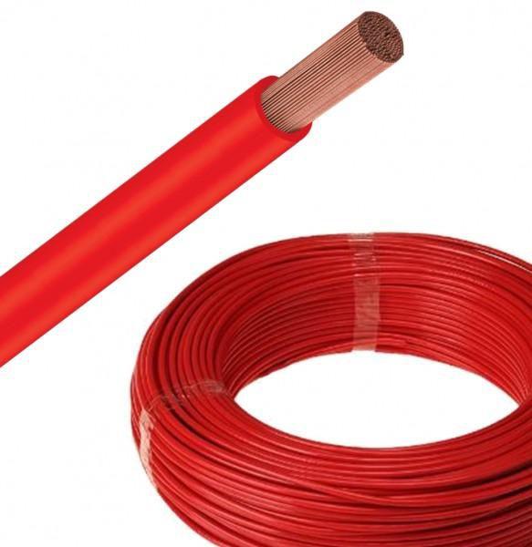 Fio Cabinho 6 mm Vermelho Cristal Rolo 100 Metros - PK SOUND - Cabo ...