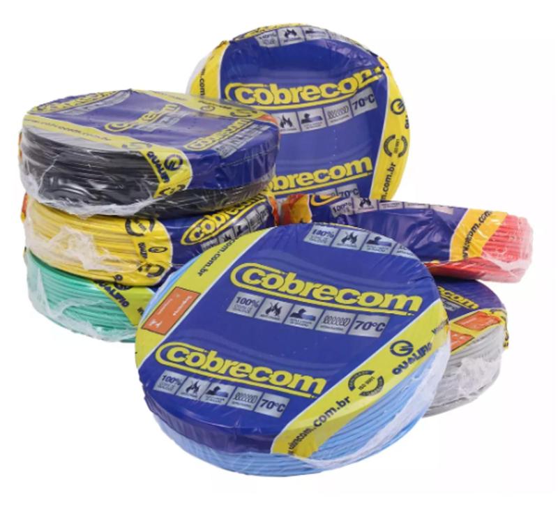 Fio Cabo Cabinho Flexível 4mm 100 metros - Cobrecom - Cabo / Fio ...