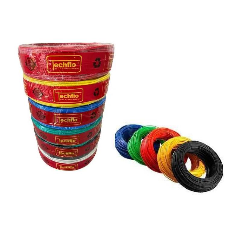 Fio Cabo Elétrico Flexível 6mm - Rolo 50mt - Cobrefort Condutores ...