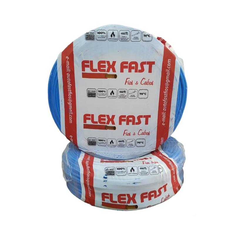 Fio Cabo Flexível 1,50mm 750v Rolo 50 Metros - FLEX FAST - Cabo / Fio ...