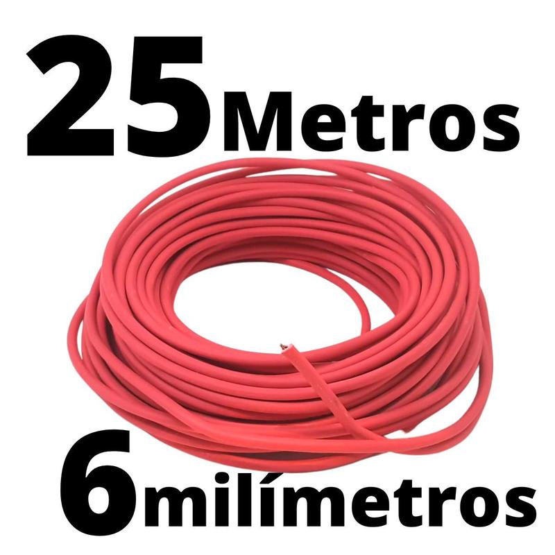 Fio Cabo Flexível 6mm 25 Metros ATN cores variadas - ATN FIOS E CABOS ...