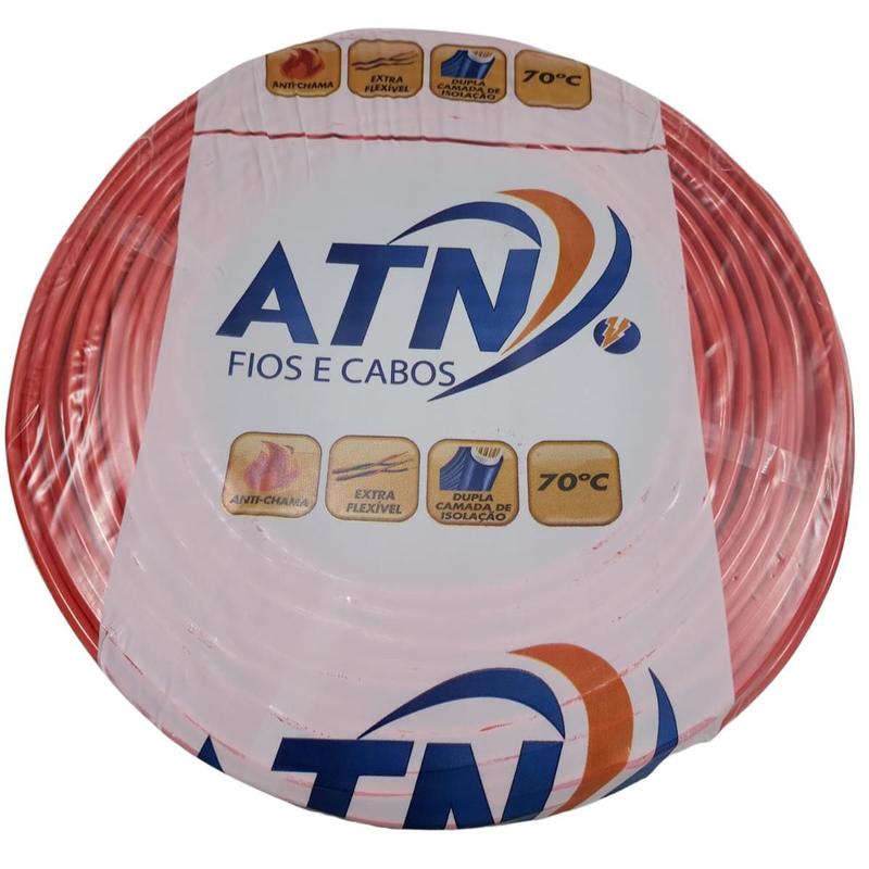 Fio Cabo Flexível 6mm com 100 metros - ATN FIOS E CABOS - Cabo / Fio ...