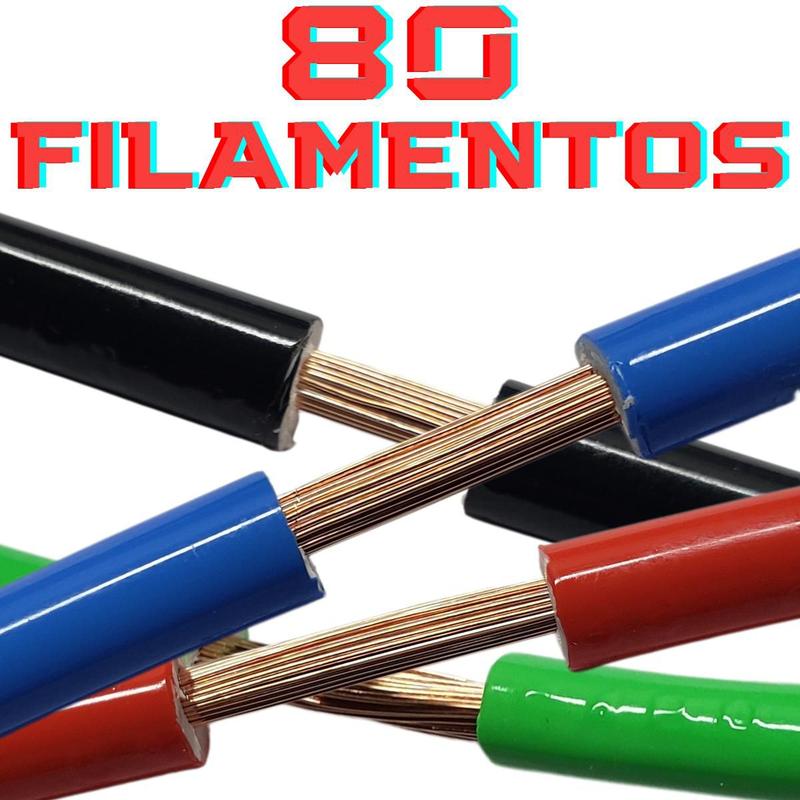 Fio Cabo Flexível 6mm rolo com 100metros - ATN FIOS E CABOS - Cabo ...