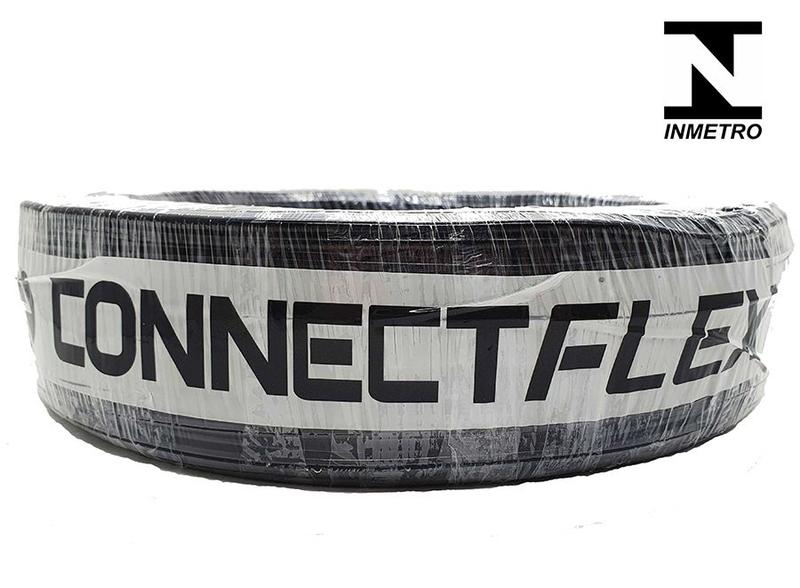 Fio cabo flexível com até 750v 10mm preto 50 metros - ConnectFlex ...