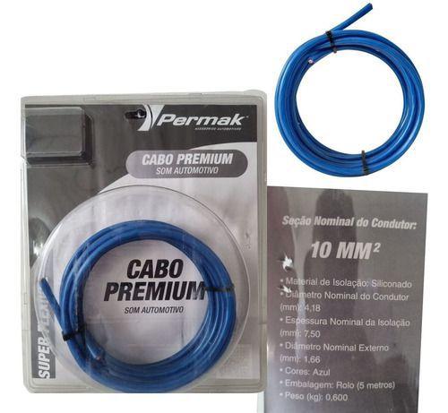 Fio de Cobre 10mm Siliconado para amplificadores e Alto Falantes ...