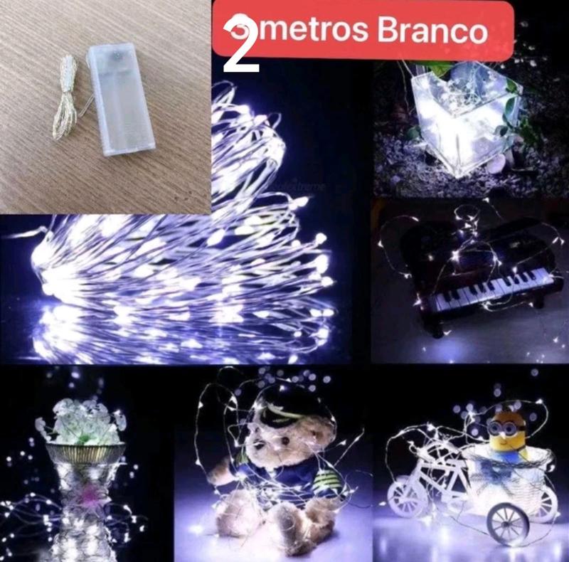 Fio de fada 20 leds a pilha AA 2 metros - Top - Fio de Fada - Magazine ...