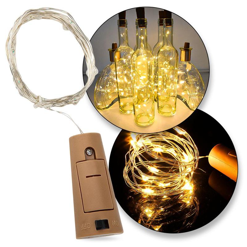 Fio De Fada Led Arame Decoracao Cordao Luz 2 Metros Festas - Hxt - Fio ...