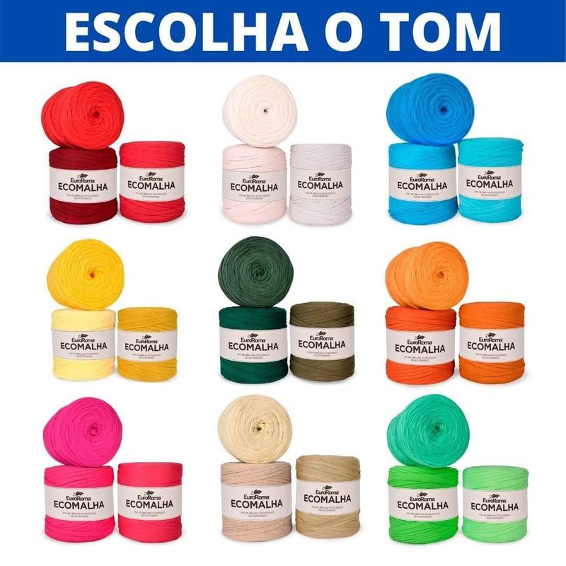 Fio de Malha Ecomalha 140m Euroroma - Fio de Malha - Magazine Luiza