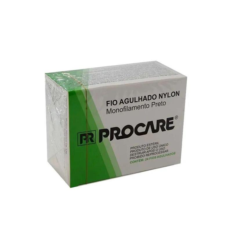 Fio Nylon 30 Ag 45 Cm Ref 231 Procare Padrão - SOLIDOR - Agulha de ...
