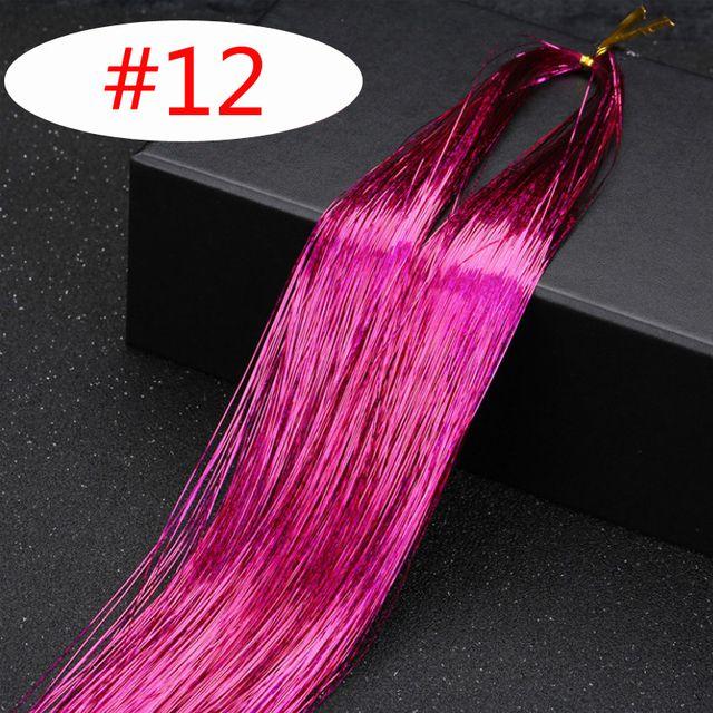 Fios De Ouro - 30 Fios De Luz Brilho para cabelo 92cm - feito arte ...