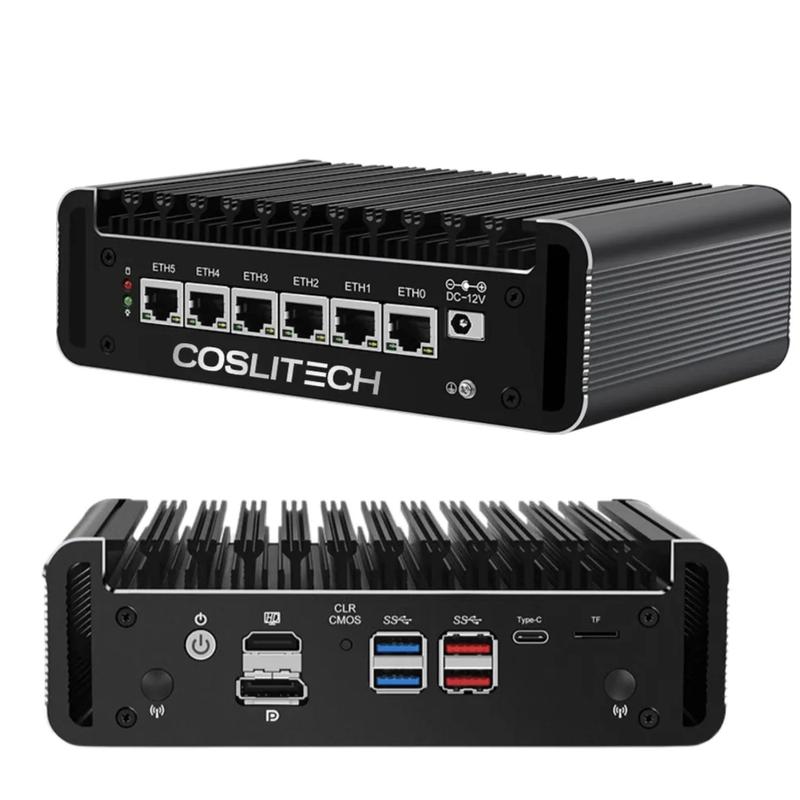 Firewall Pfsense Pentium Gold 8505 6 Portas 8gb 128gb - Coslitech - CPU ...