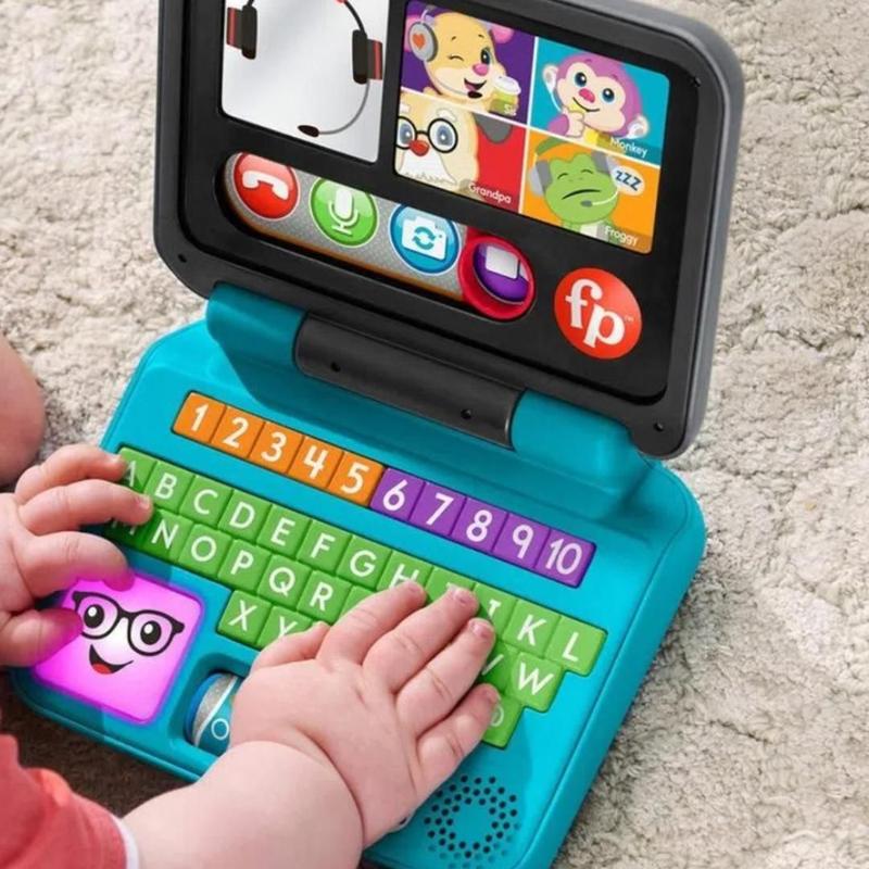 Fisher Price Laptop Aprendizagem aprender e brincar Mattel - Laptop ...