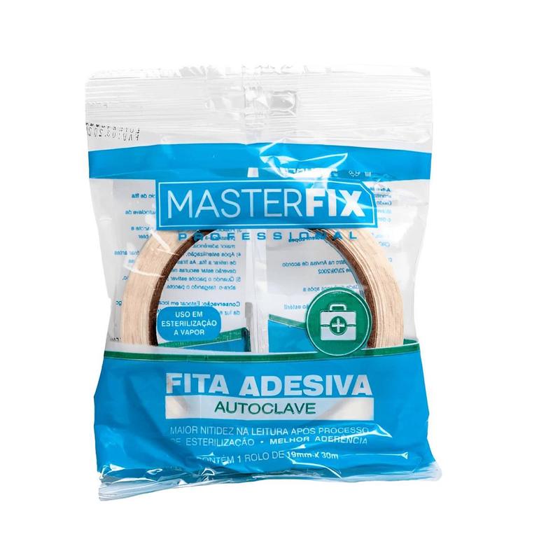 Fita Adesiva AutoClave 19mm x 30m Masterfix - Embalagem para ...