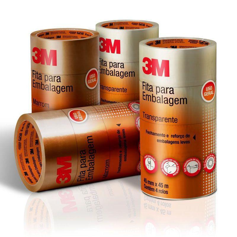 Fita Adesiva para Embalagens 3M - Organização e Arrumação - Magazine Luiza