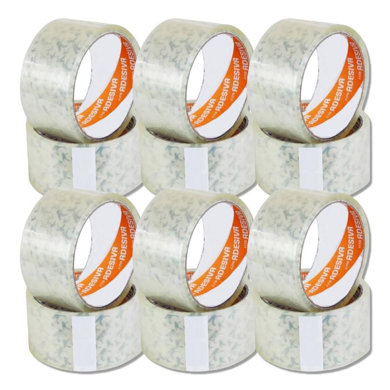 Fita adesiva transparente 45mm x 40m, alto poder de adesão - Koretech ...
