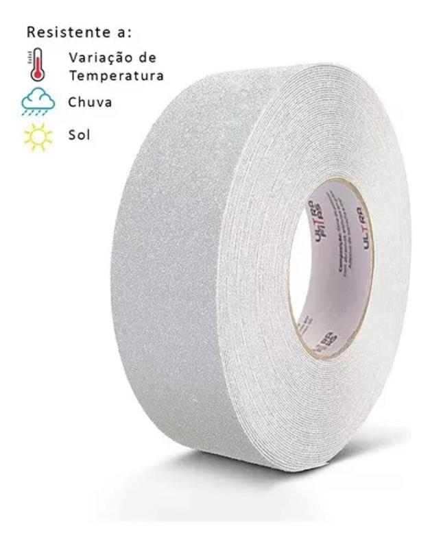 Fita Antiderrapante Externa Banheiro box Áreas riscos varias Cores rolo ...