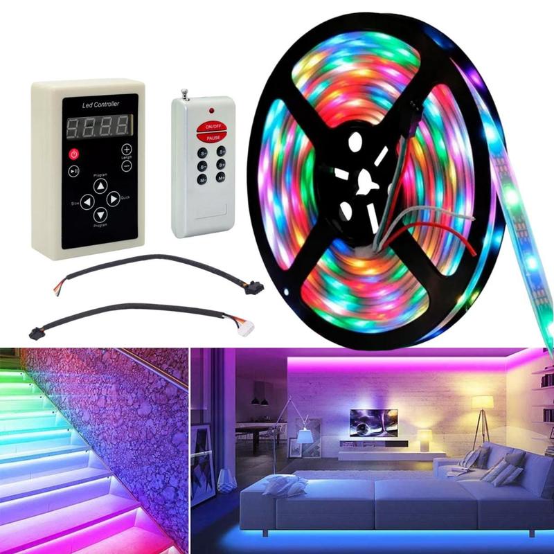 Fita De Led Digital Flexível RGB Luz Colorida 6803 De 5M Com 328 ...
