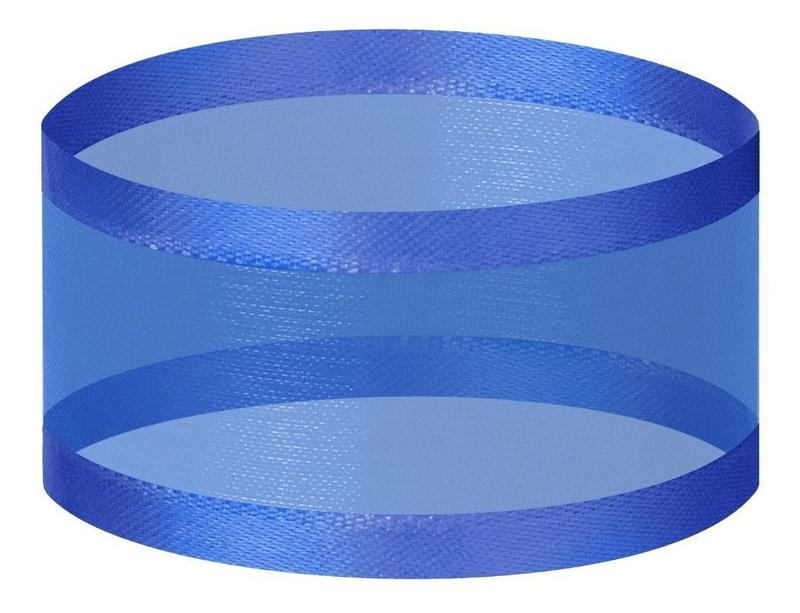 Fita De Organza C Cetim 40mm X 10 Metros C/2 Un 20metros - Fitas Regina ...