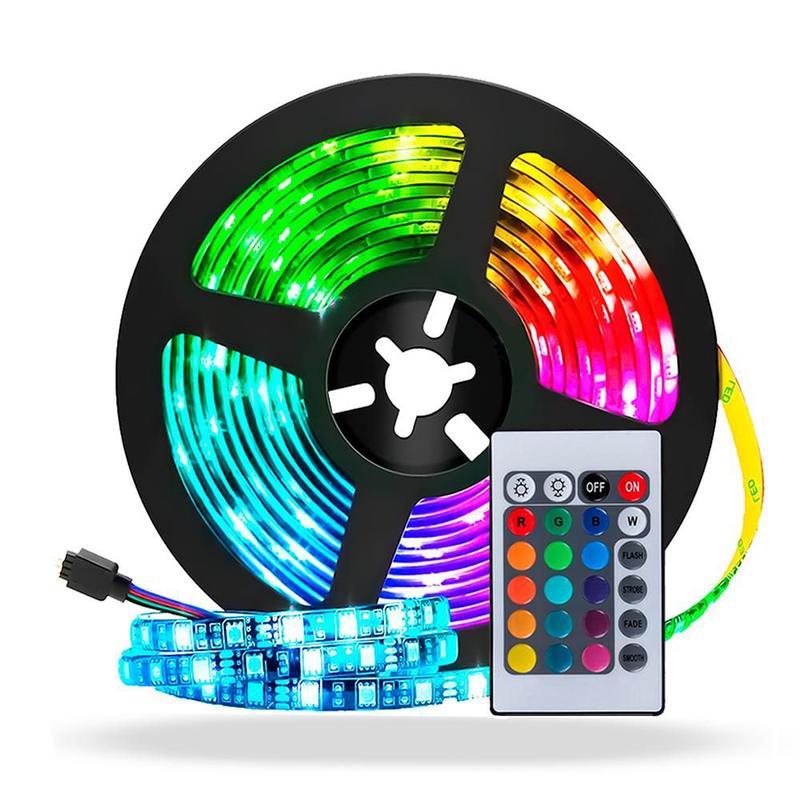 Fita Led 5050 RGB Colorida 16 Cores 300 Leds Com Controle - LT - Fita de LED - Magazine Luiza