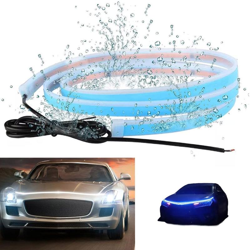 Fita Led Capo Carro DRL Sequencial Iluminaçao Automotivo 1 M 50cm Pick ...