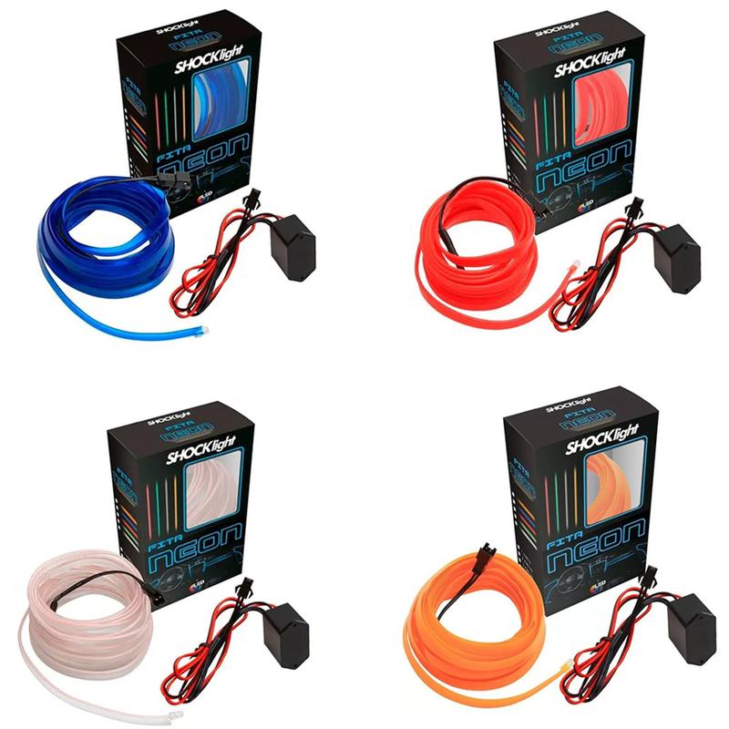 Fita Led Interna Neon Painel Carro 3 Metros Tunning - ShockLight - Fita ...